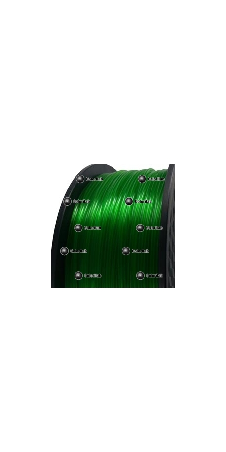 3D printer filament 3-00mm ABS translucent green 7739 C